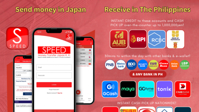 Send Money with SPEED Japan Mobile App – Speed Money Transfer Japan K. K.